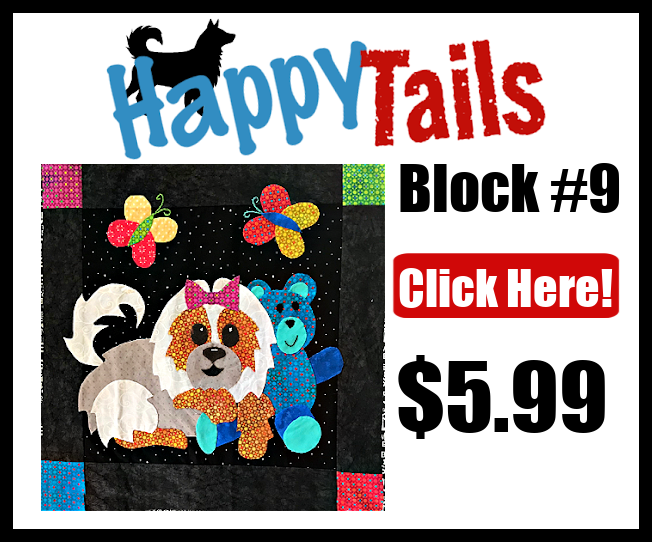 Happy Tails Sew Along- Block 11 – Suzy's Artsy Craftsy Sitcom
