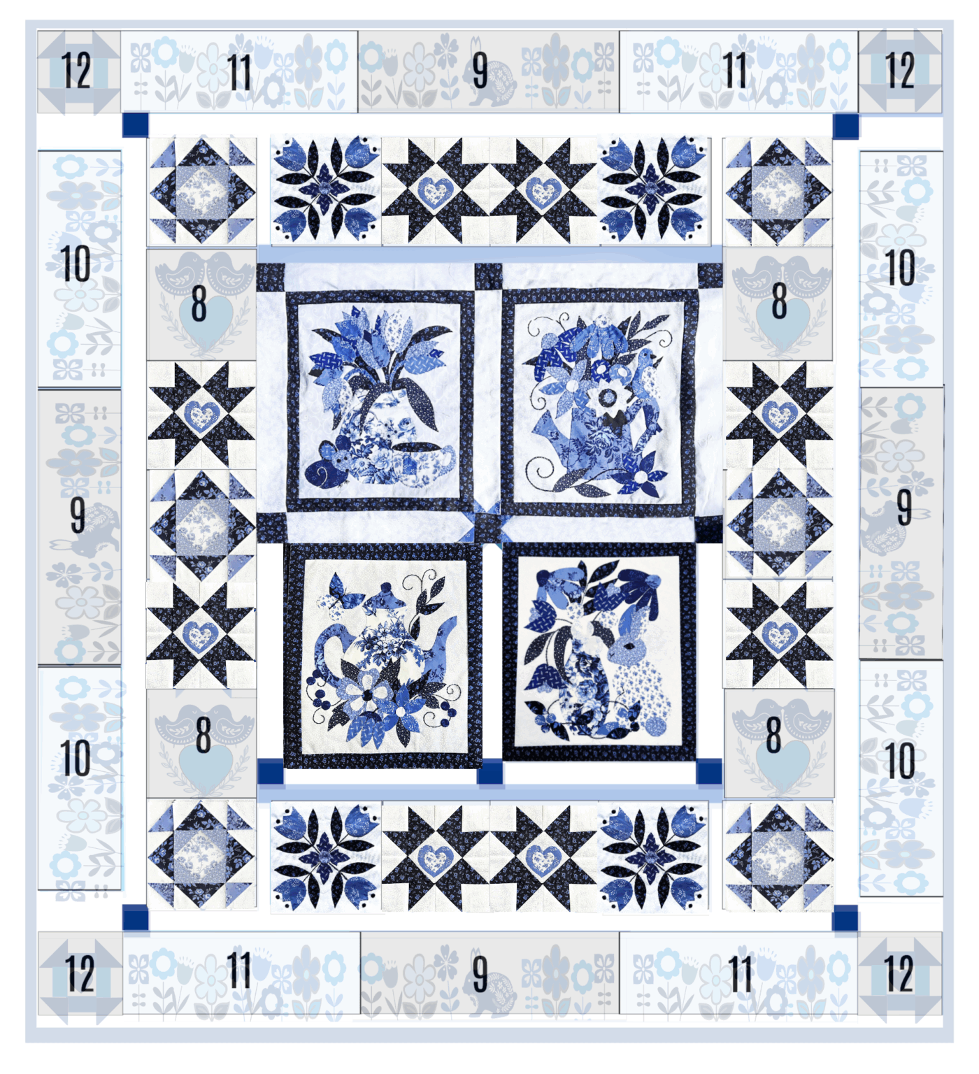 New Delft Blues Sew Along – Suzy's Artsy Craftsy Sitcom